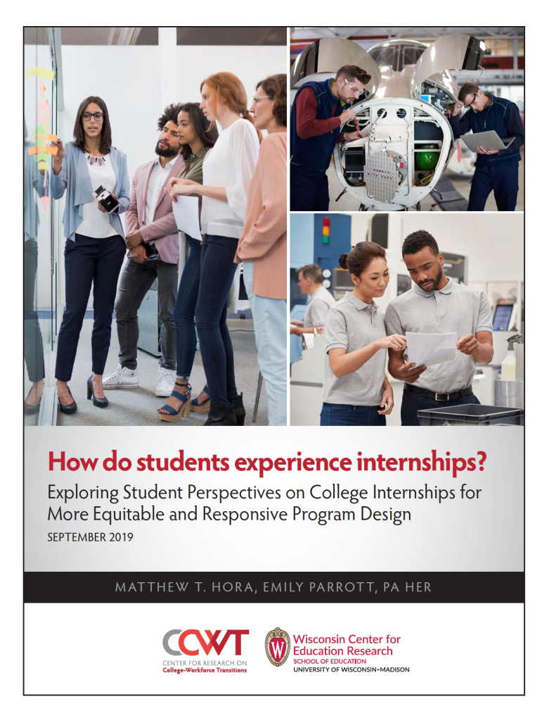 Research Brief #7: How do students experience internships? Exploring ...