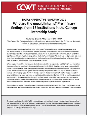 Data Snapshots & Infographics – CCWT – UW–Madison