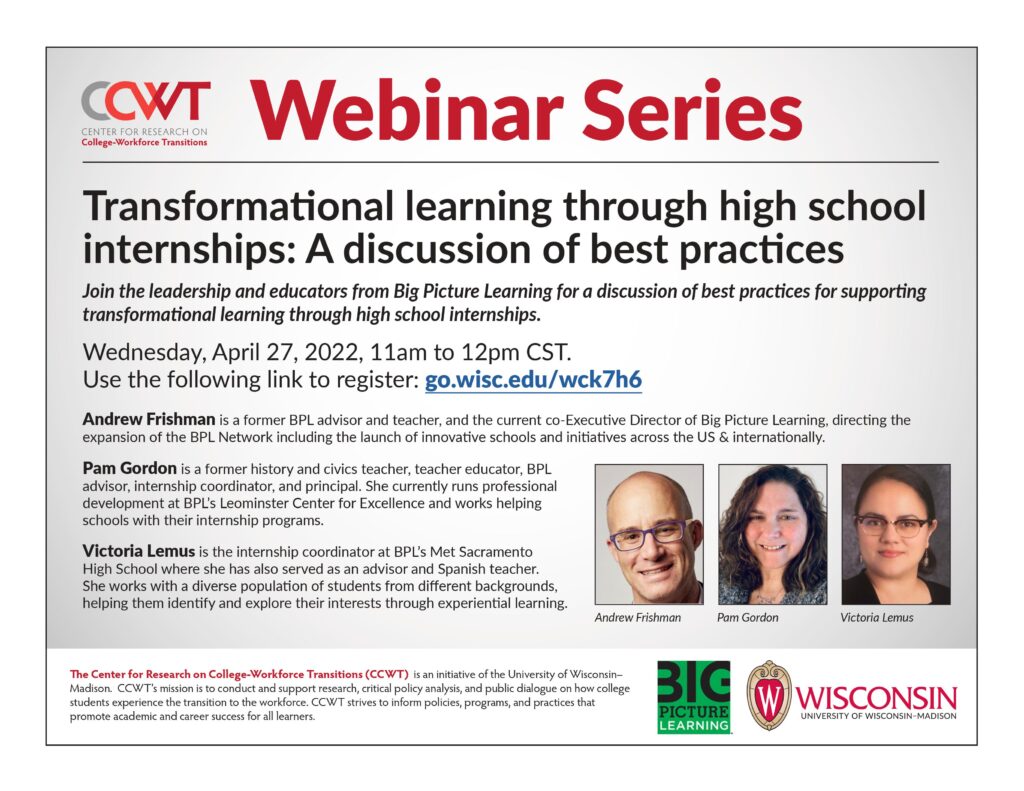 Webinar Series – CCWT – UW–Madison