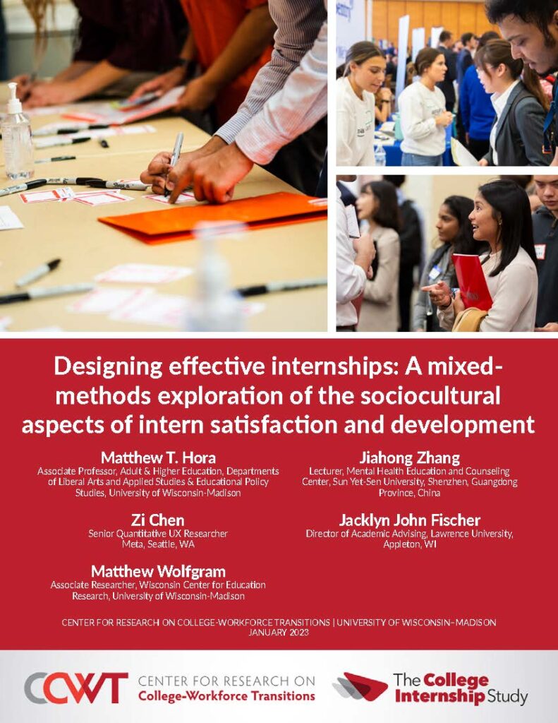 Designing effective internships: A mixed-methods exploration of the ...