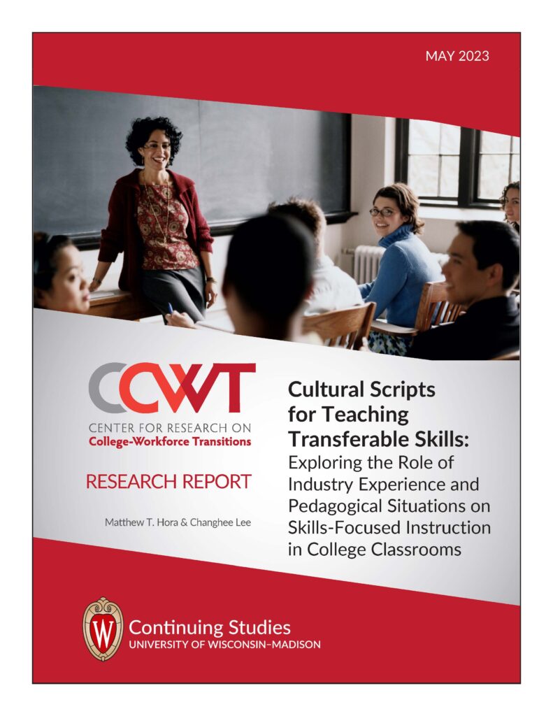 Cultural Scripts for Teaching Transferable Skills: Exploring the Role ...
